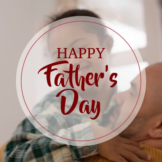 Grey Modern & Minimal Happy Father's Day Pos Template | PosterMyWall