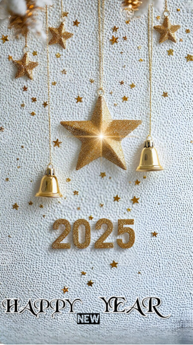 Grey Modern & Minimal Happy New Year Whatsapp Status Template ...