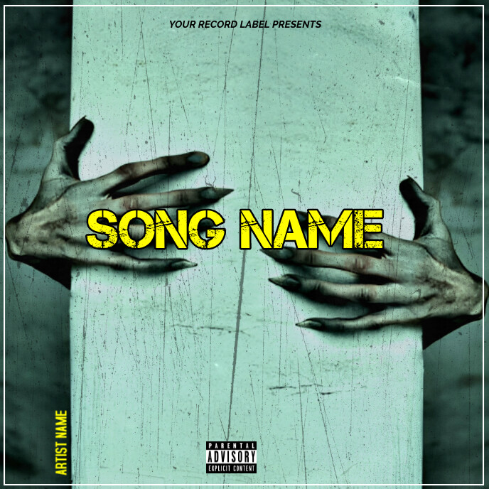 Copy of Grey Modern & Minimal Horror Album Cover | PosterMyWall