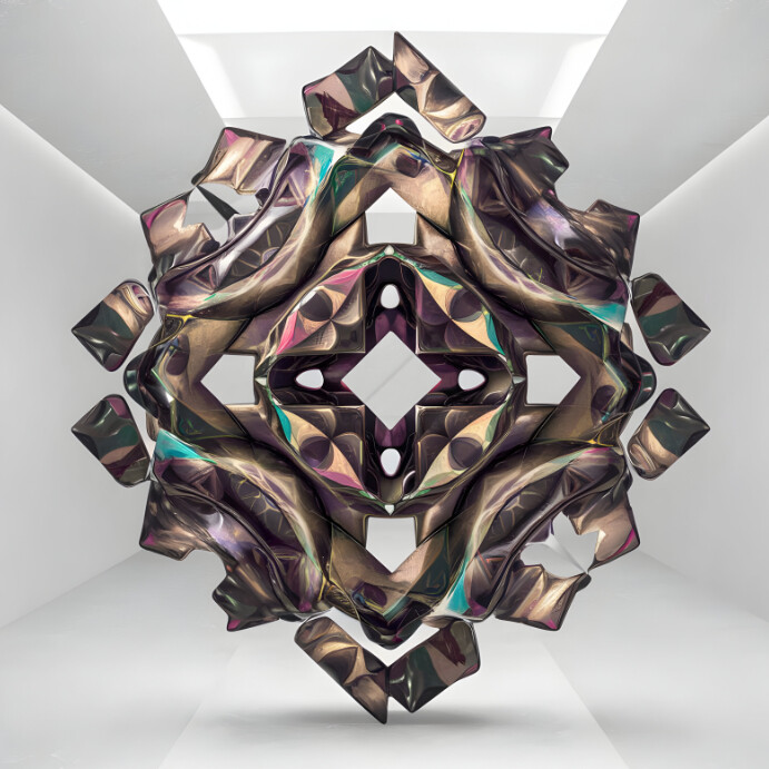 Grey Modern & Minimal Intricate Creative Patt Template | PosterMyWall