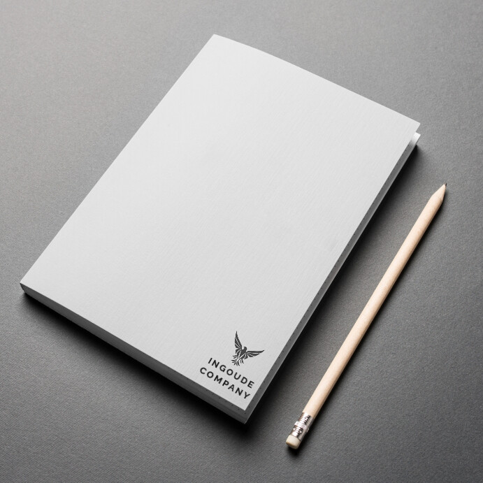 Copy of Grey Modern & Minimal Note Book Mockup Instag | PosterMyWall