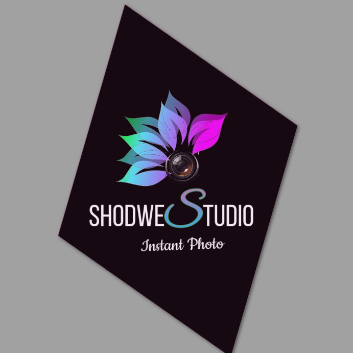 Copy of Grey Modern & Minimal Shodwe Studio Photo Shop Logo Design ...