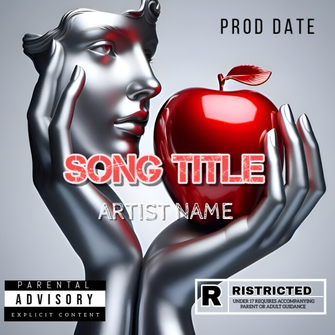 Grey Modern & Minimal Song Album Cover Album Template | PosterMyWall