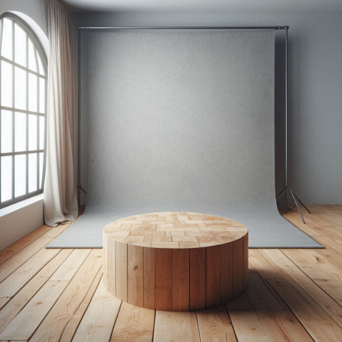 Copy of Grey Modern & Minimal Studio Background Inst | PosterMyWall