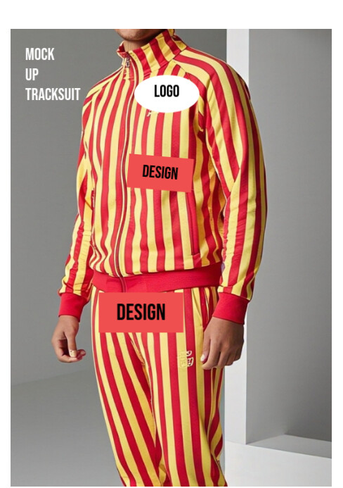 Copy of Grey Modern & Minimal Tracksuit Set A5 | PosterMyWall