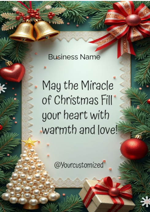 Grey Modern & Minimal White And Red Design Christmas Holidays Season ...