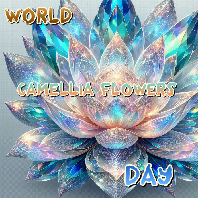 Grey Modern & Minimal Working Camellia Flower Day Instagram Post ...