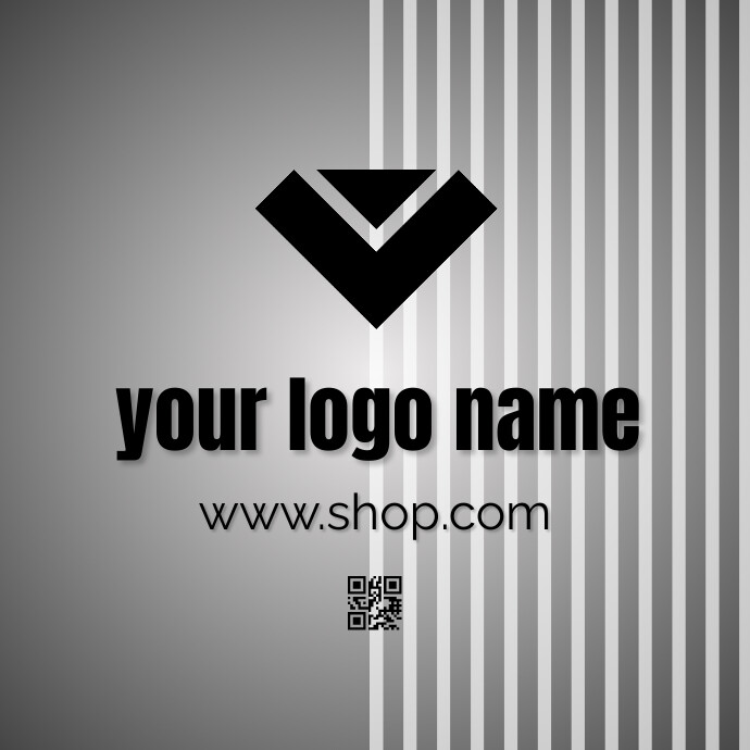 Plantilla de Grey Modern Minimal Luxury Black logo | PosterMyWall