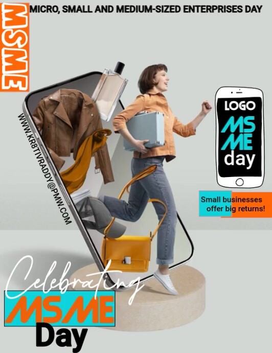 Grey Msme Flyer (us Letter) Template | PosterMyWall