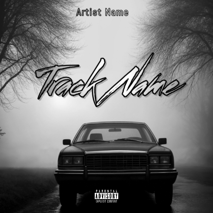 Grey Music Album Cover Album Cover Template | PosterMyWall