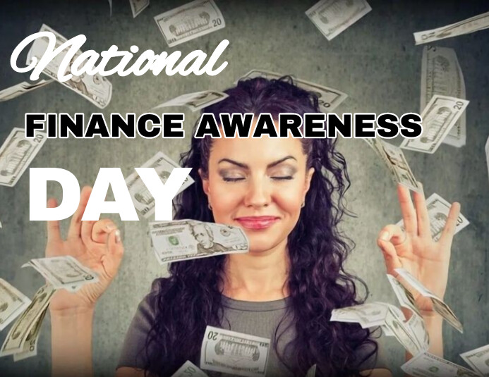 Plantilla de Grey National Finance Awareness Day Flyer (u | PosterMyWall