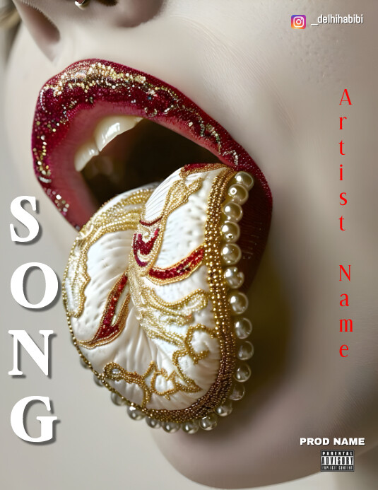 Grey Pastel Album Music Song Cover Flyer (us Template | PosterMyWall