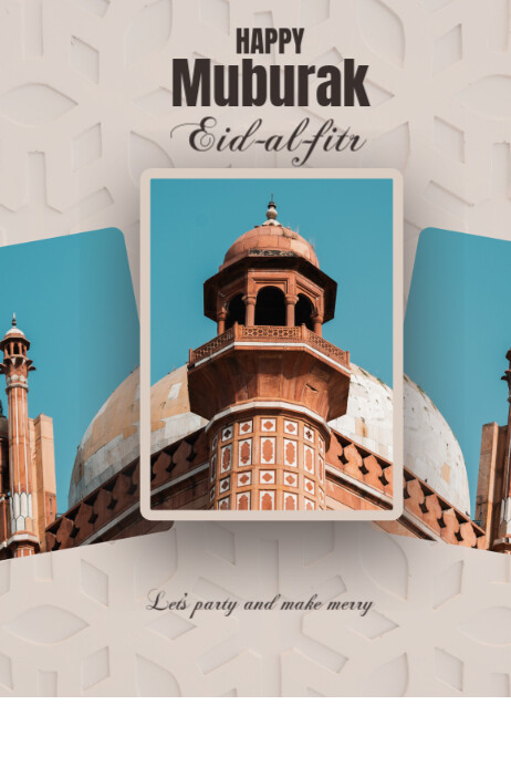 Copy of Grey Pastel Happy Eld Al Fitr Poster | PosterMyWall