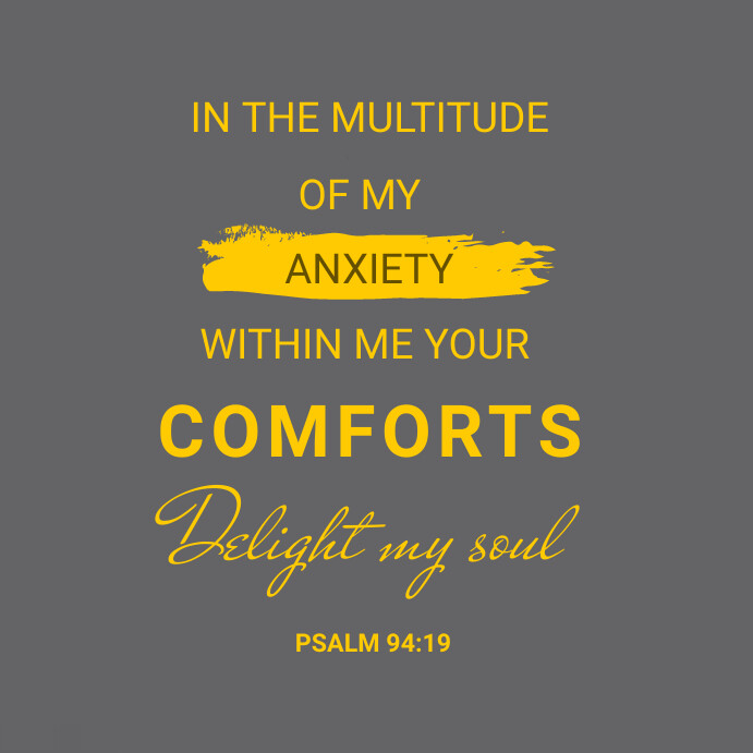 Grey Pastel Inspirational Bible Verse Quote I Template | PosterMyWall