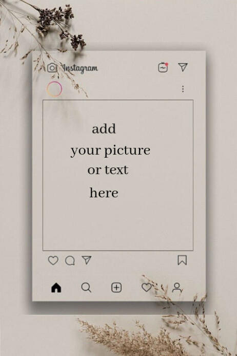 Grey Pastel Instagram Picture Template Poster | PosterMyWall