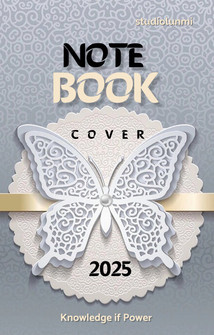 Grey Pastel Notebook Wattpad Cover Templat | PosterMyWall