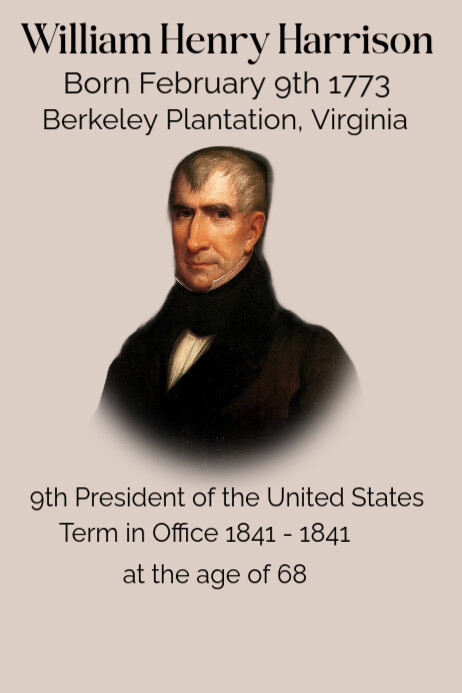 Grey Pastel President History Usa Poster Template | PosterMyWall