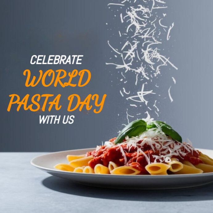 Copy of Grey Pastel World Pasta Day Celebration Instagram Post ...