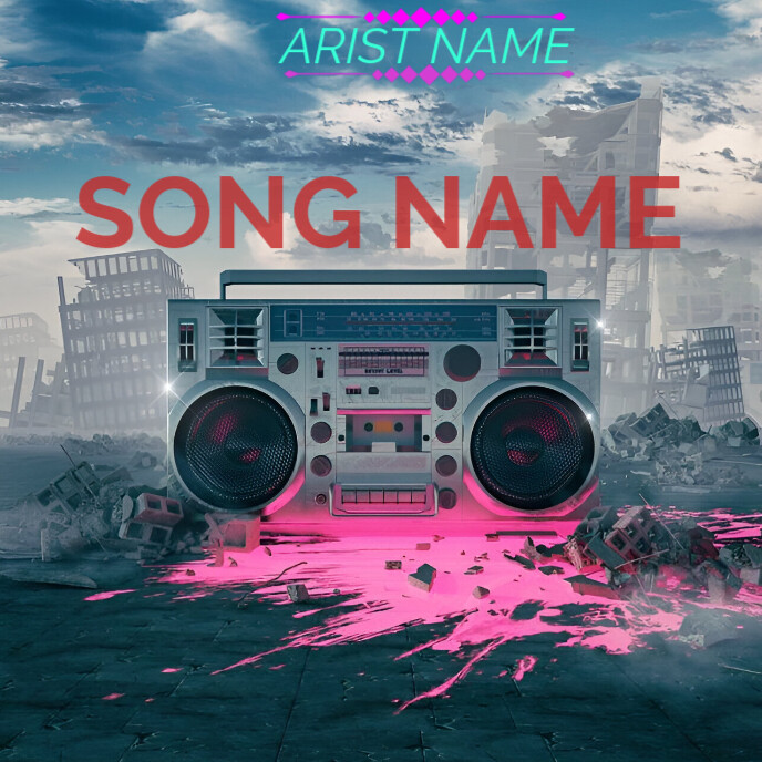 Grey Professional Album Cover Template | PosterMyWall