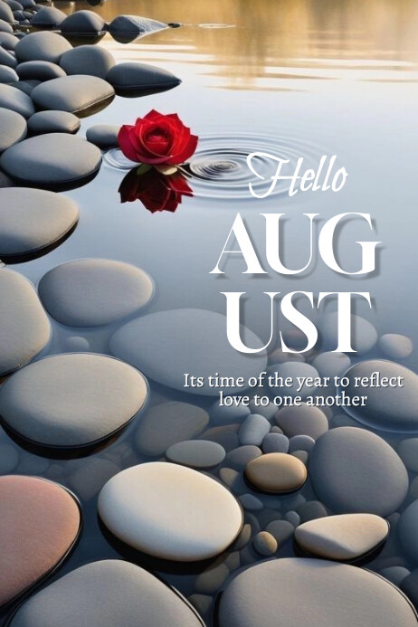 Grey Professional August Banner 4' × 6' Template | PosterMyWall