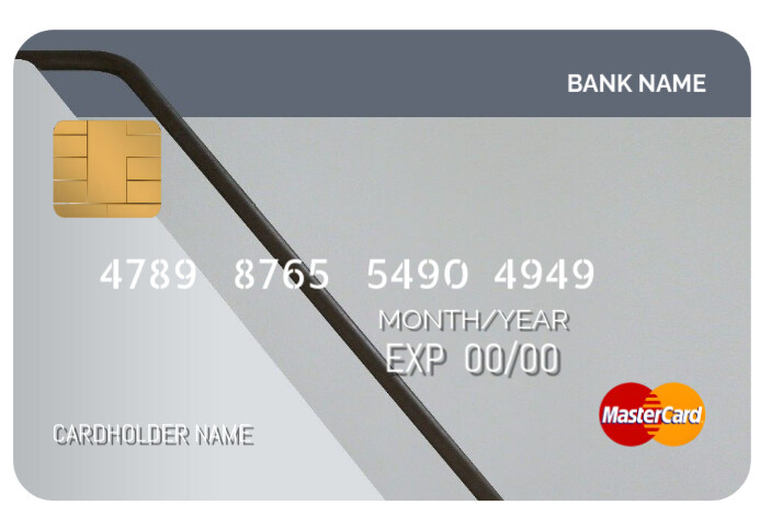 Grey Professional Bank Credit Debit Atm Card Poster Template | PosterMyWall