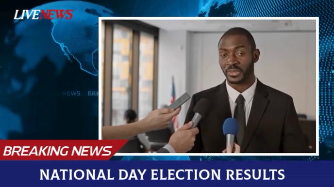 Grey Professional Breaking News Intro Videos Digital Display (16:9 ...