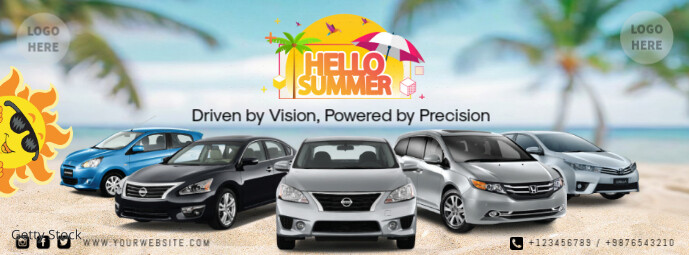 Copy of Grey Professional Car Summer Sale Promo Facebook Cover Photo ...