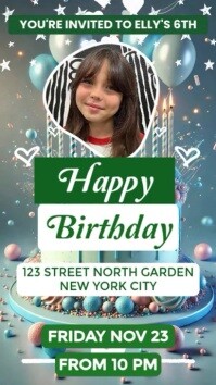 birthday reel Template | PosterMyWall