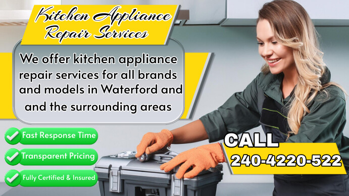Copia de Grey Professional Kitchen Appliance Repair Se | PosterMyWall