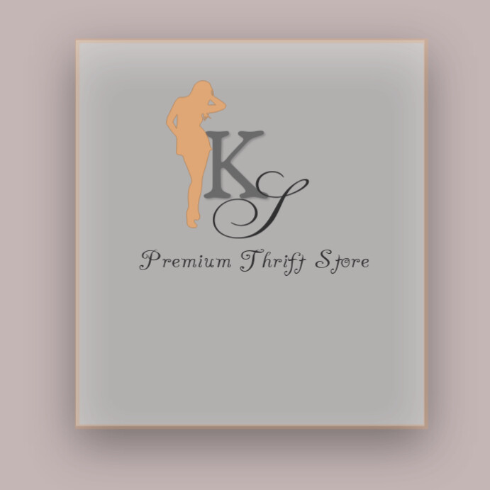 Copy of Grey Professional Modern Thrift Store Logo Design Instagram ...