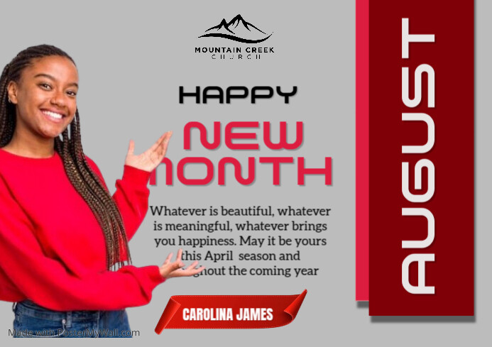 Grey Professional New Month Flyers A4 Template | PosterMyWall