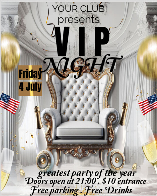 Grey Professional Night Club Instagram Portrait Template | PosterMyWall