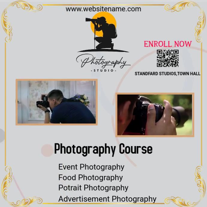 Grey Professional Photography Instagram Post Template | PosterMyWall