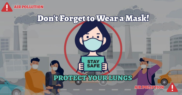 Grey Professional Please Wear A Mask Facebook Shared Image Template ...