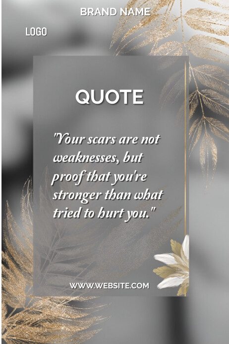 Grey Professional Quote Poster Template | PosterMyWall