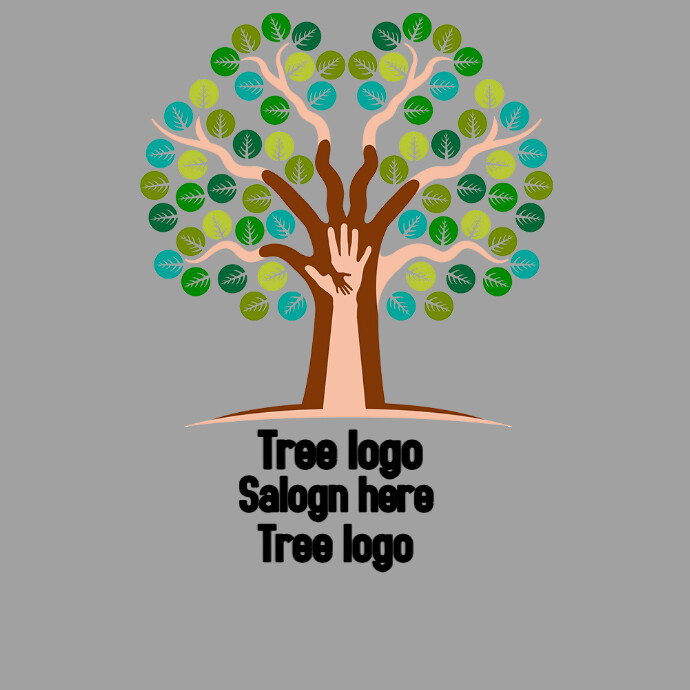 Grey Professional Tree Logo Logo Template | PosterMyWall