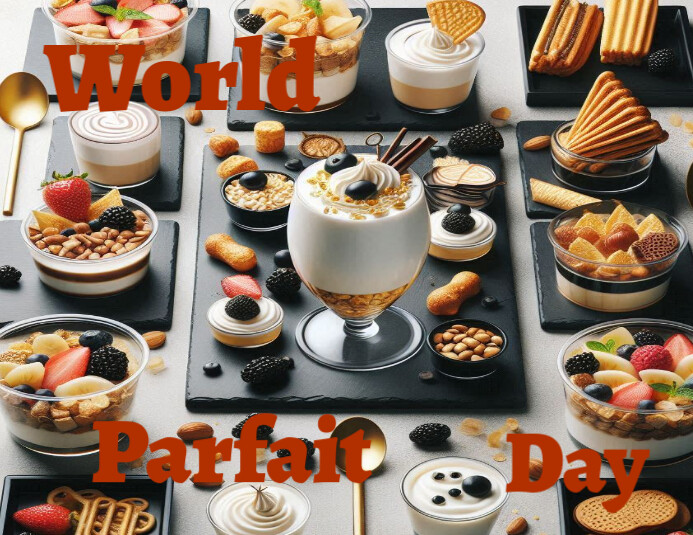 Plantilla de Grey Professional World Parfait Day Flyer (us Letter ...