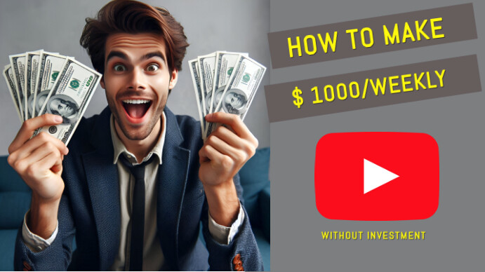 Grey Professional Youtube Thumbnail Digital Display (16:9) Template ...
