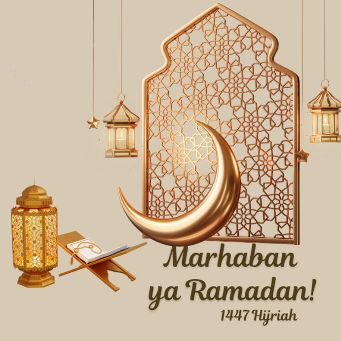 Grey Ramadan Celebration Instagram Post Template | PosterMyWall