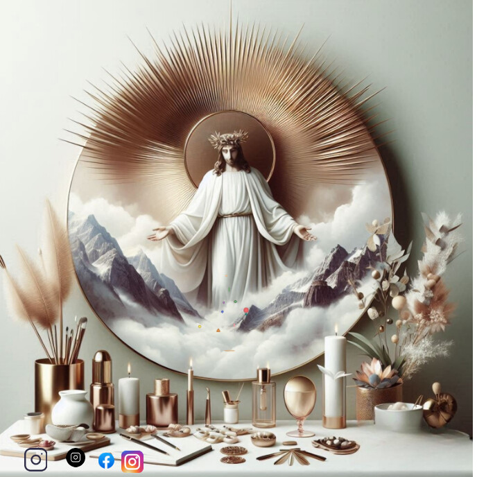 Modèle Grey Religion Status Album Cover | PosterMyWall