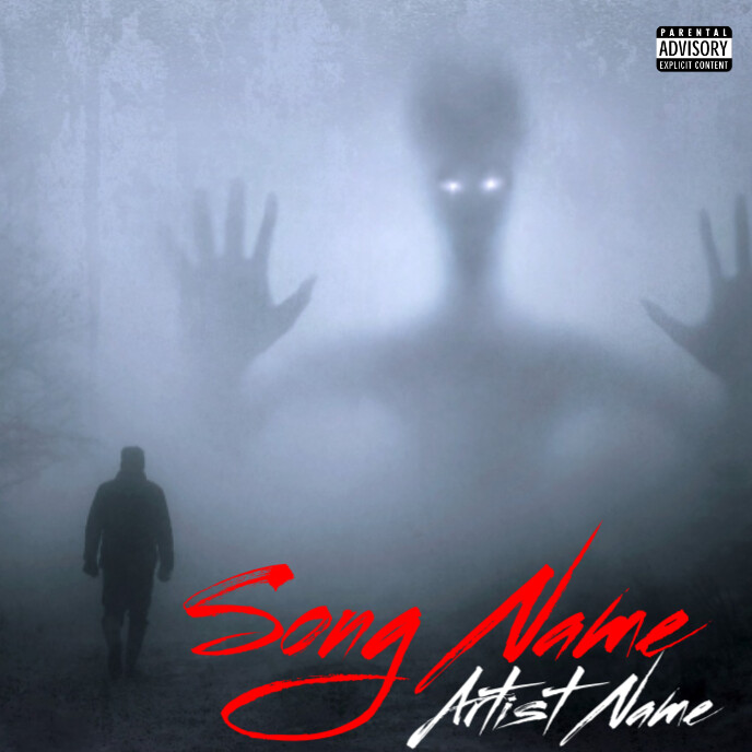 Grey Sad Alone Darkness Song Mixtape Album Cover Album Cover Template ...