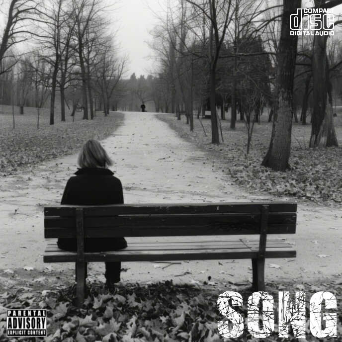 Copy of Grey Sad Alone Song Album Cover Album Cover | PosterMyWall