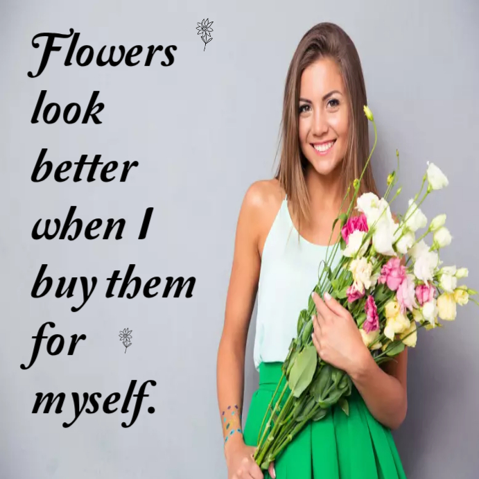 Plantilla de Grey Self-Care and Empowerment Instagram Post | PosterMyWall