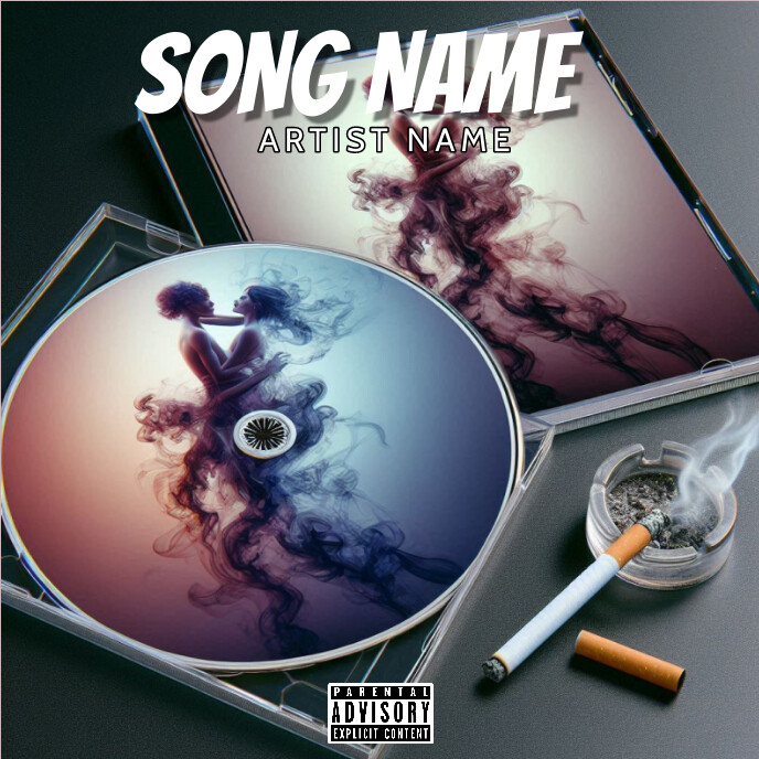 Copy of Grey Smoke Album Cover | PosterMyWall