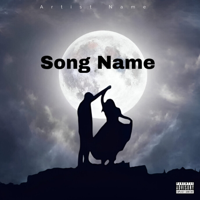 Grey Song Album Album Cover Template | PosterMyWall