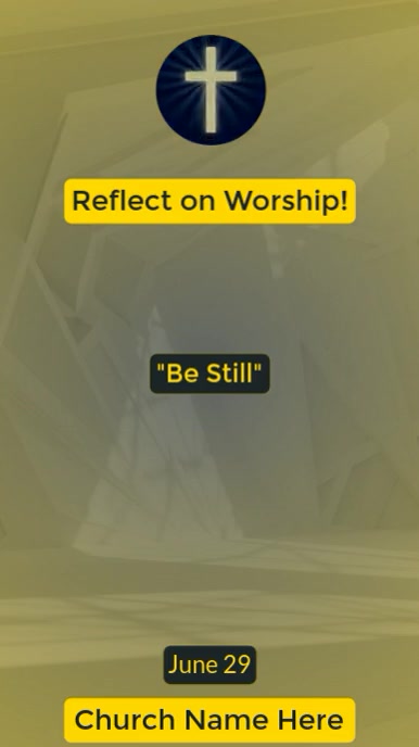 Grey Sunday Worship Instagram Story Template | PosterMyWall