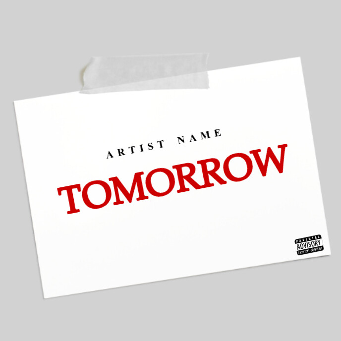Copy of Grey Tomorrow Mixtape Cover Album Cover | PosterMyWall