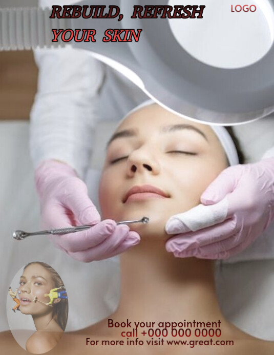 Copy of Grey Typographic Derma Care Essential Flyer (us Letter ...