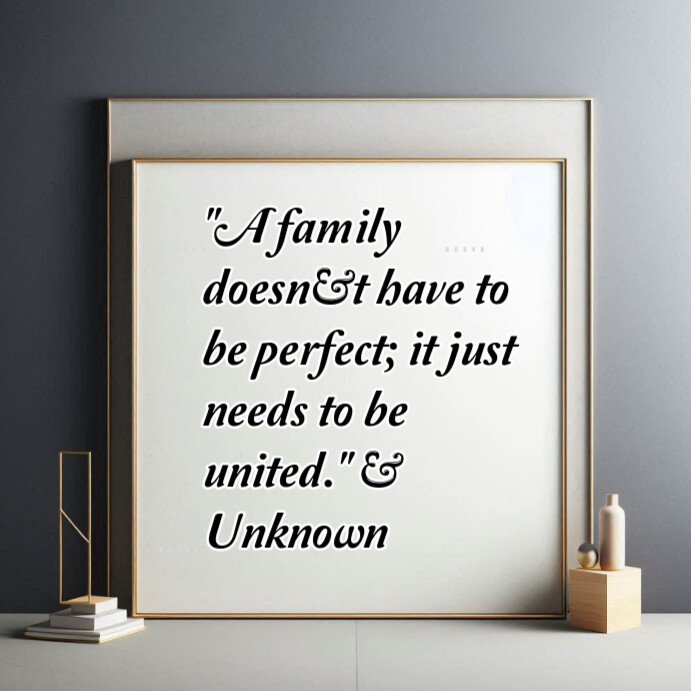 Copy of Grey Typographic Family And Togetherness Quote Instagram Post ...