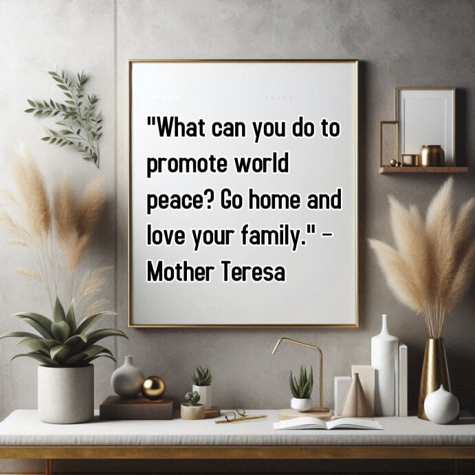 Copy of Grey Typographic Family And Togetherness Quote Instagram Post ...